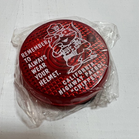 Chipper | Other | California Highway Patrol Helmet Bicycle Reflector ...